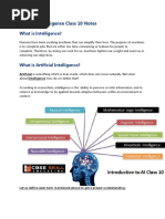 AI 417 Class 10 Study Material | PDF