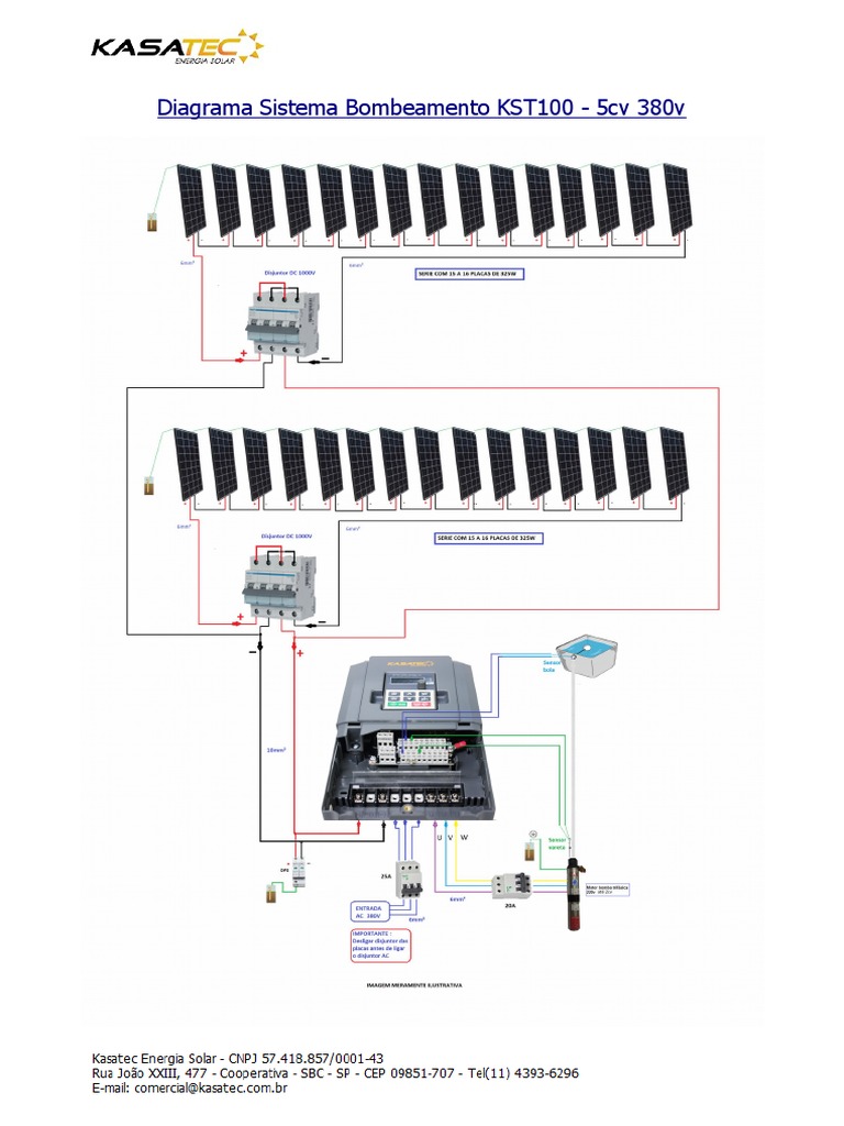 Diagrama 5cv-380v KST100 | PDF