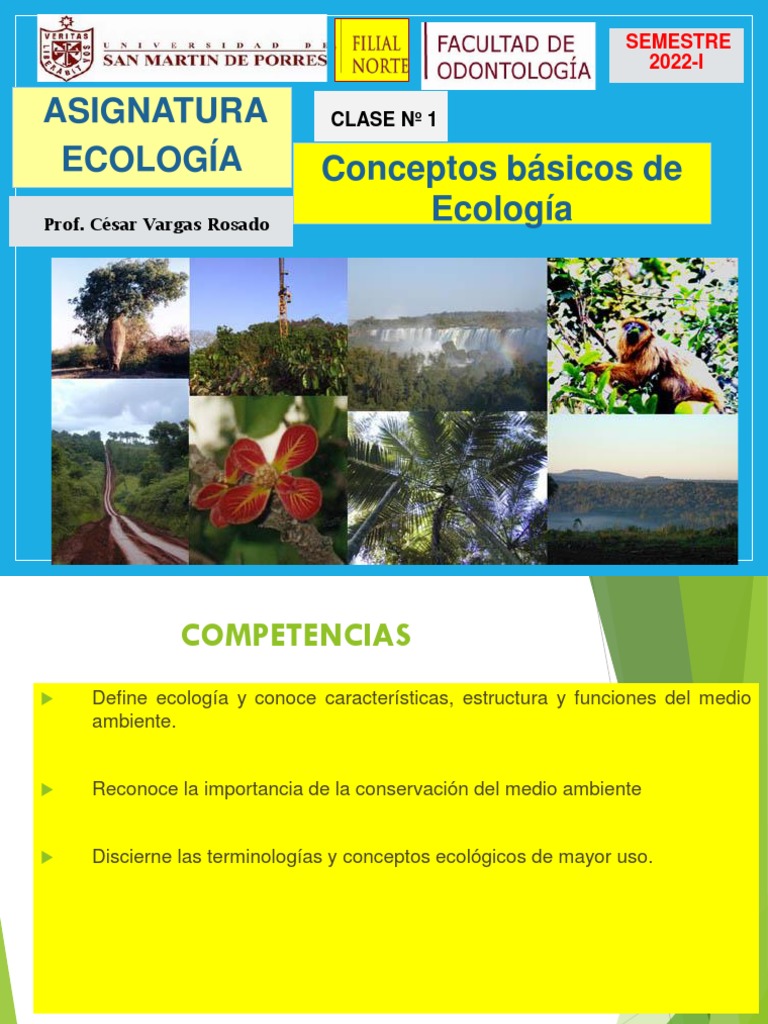 1.conceptos Básicos Medio Ambiente | PDF | Ecología | Ecosistema