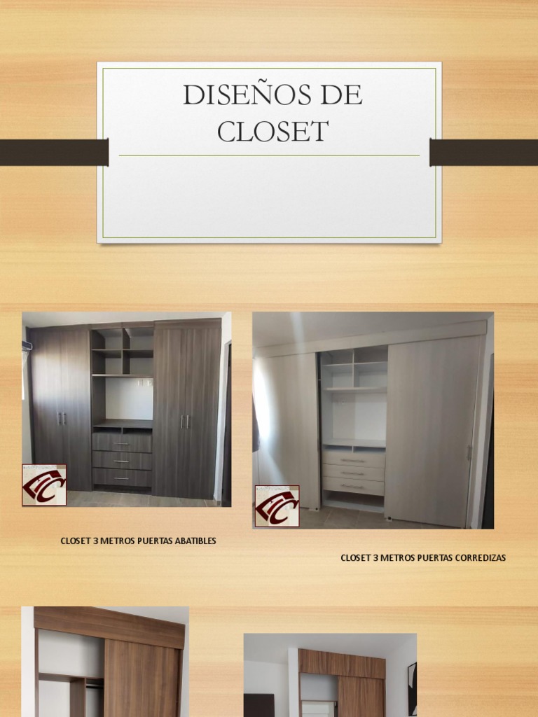 Catalogo Closet y Vestidor | PDF