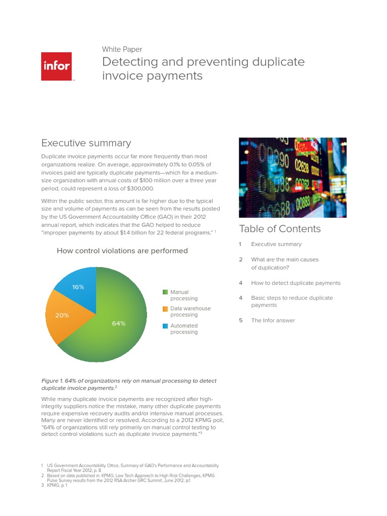 Detecting And Preventing Duplicate Pdf Accounts Payable Cheque