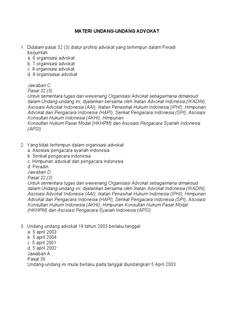 Kode Etik Advokat | PDF