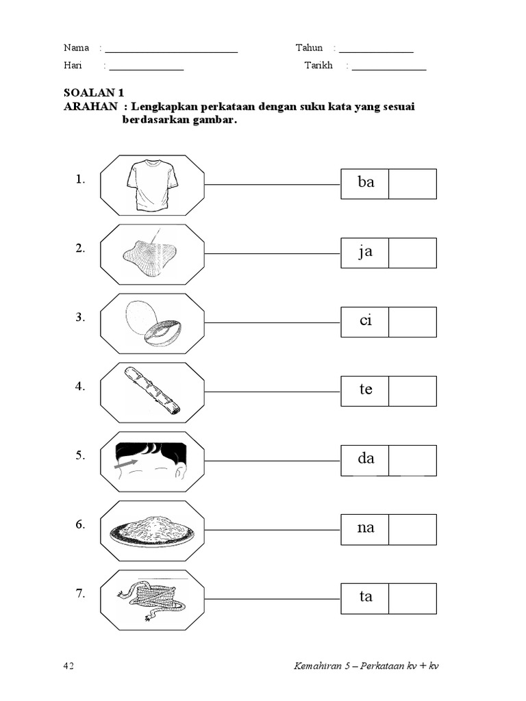 Kemahiran 3 Bahasa Melayu Untuk Pra Sekolah Dan Sekolah Rendah | PDF Kemahiran 3 Bahasa Melayu Untuk Pra Sekolah Dan Sekolah Rendah | PDF