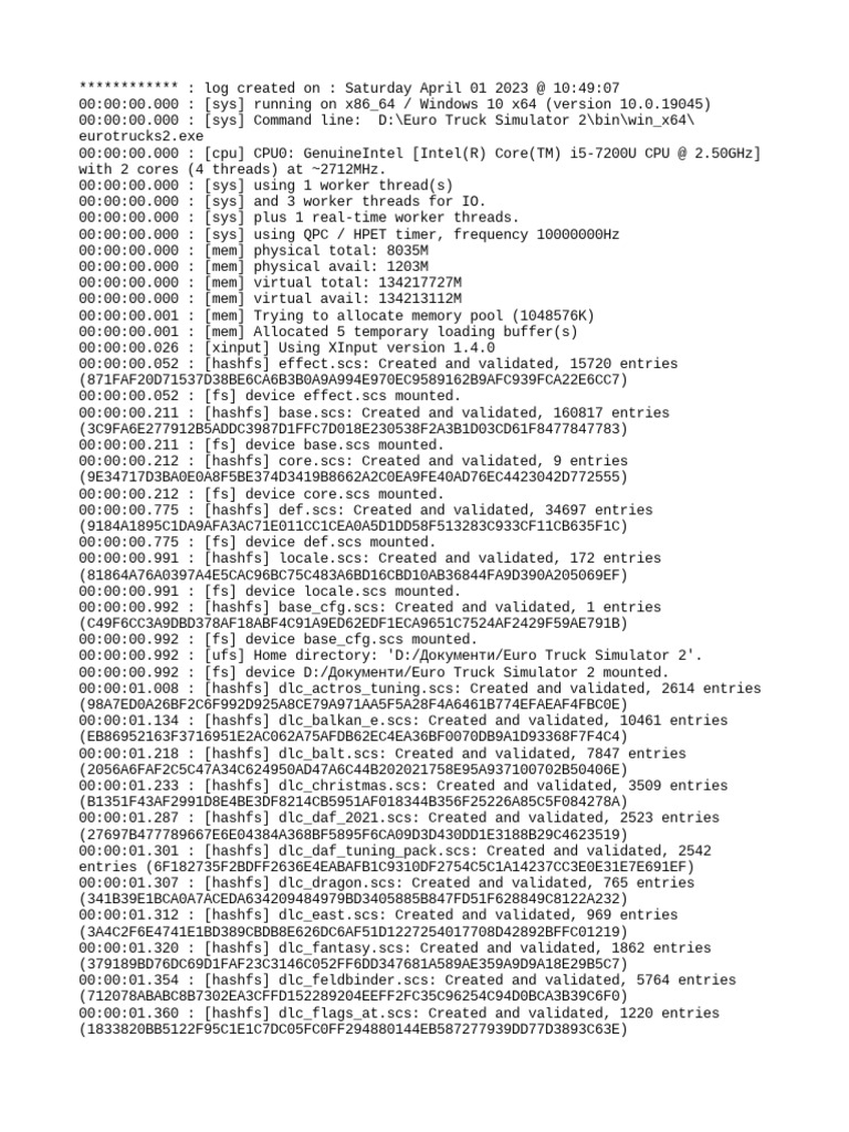 Game Log | PDF | System Software | Computing Platforms