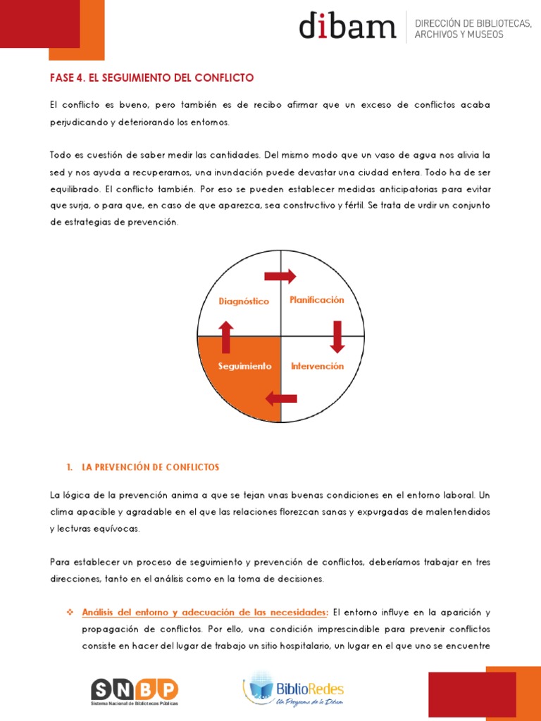 F4 4 El Seguimiento Del Conflicto Pdf