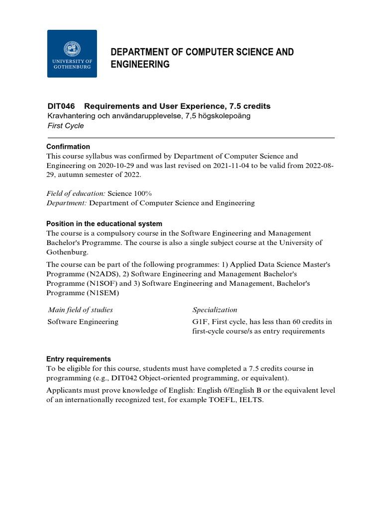 DIT046 | PDF | Usability | Computing