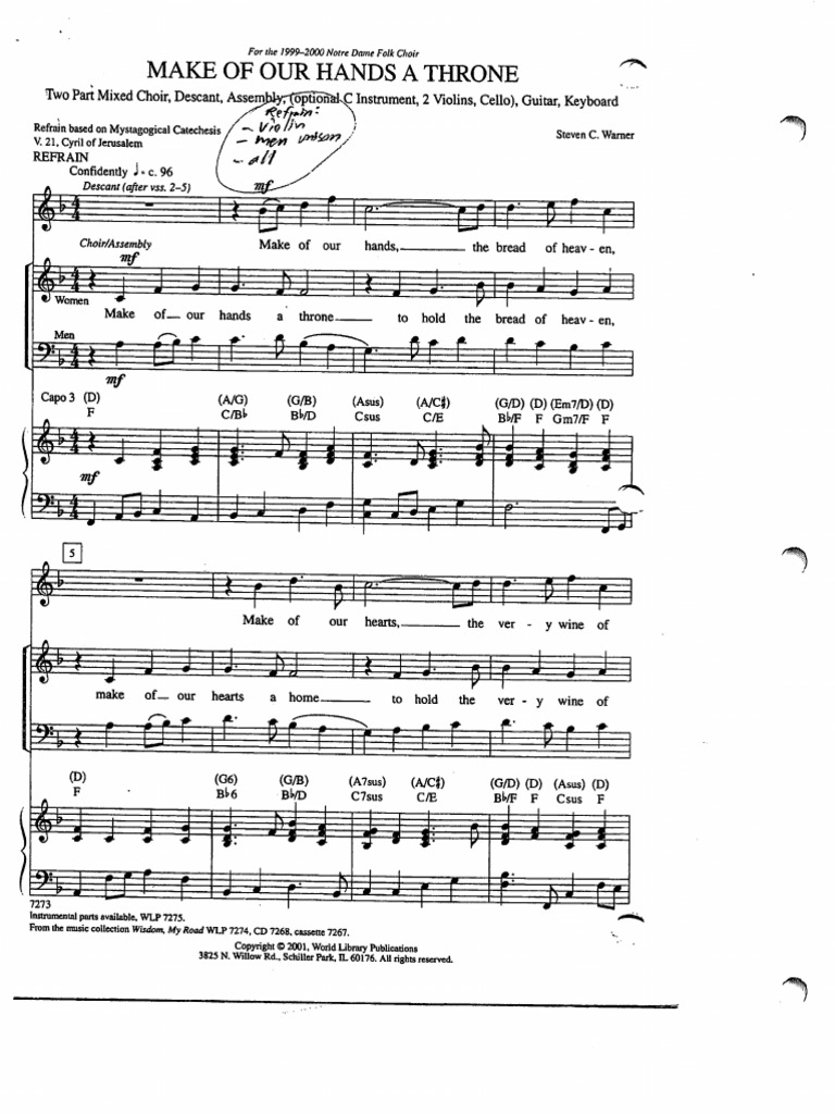 Make Of Our Hands A Throne Pdf
