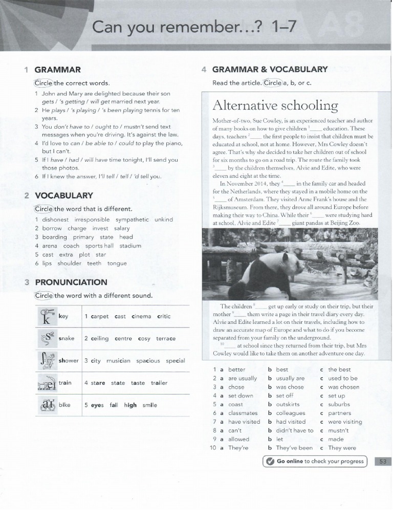 Can You Remember 1-7 | PDF