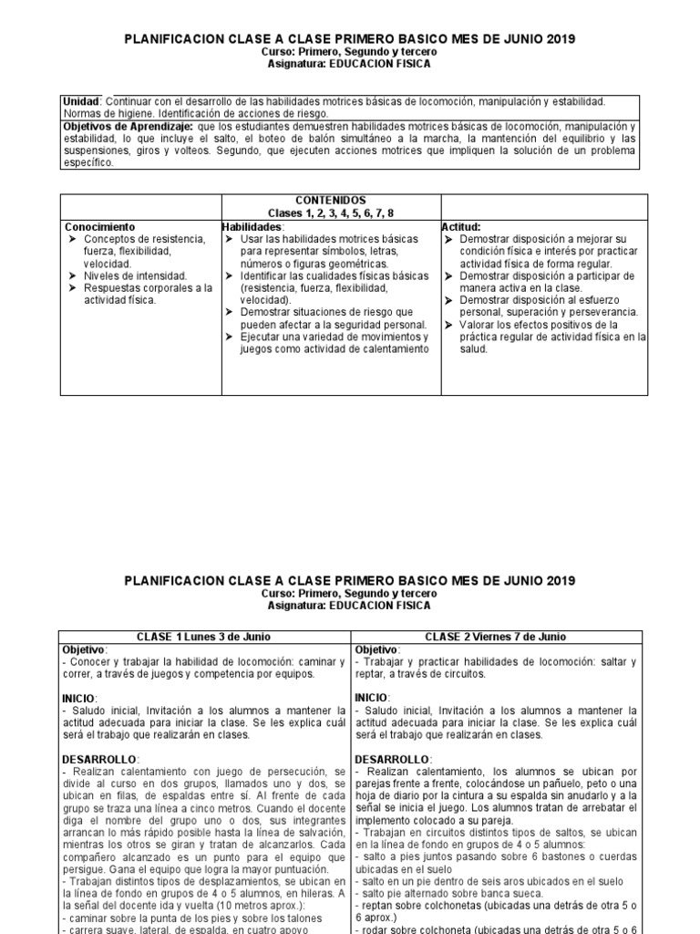Primero Segundo y Tercero Junio | PDF Primero Segundo y Tercero Junio | PDF