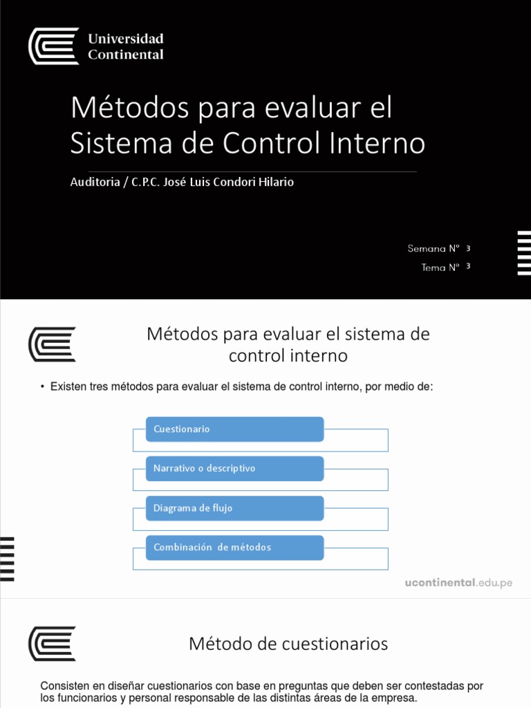 Métodos para Evaluar El SCI. Flujograma | PDF | Contabilidad | Auditoría