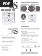 Electrode Placement For Electric Stimulation Charts | PDF