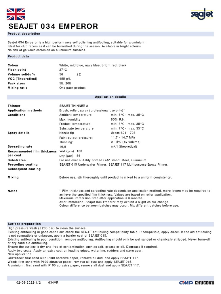 Seajet 034 Emperor | PDF