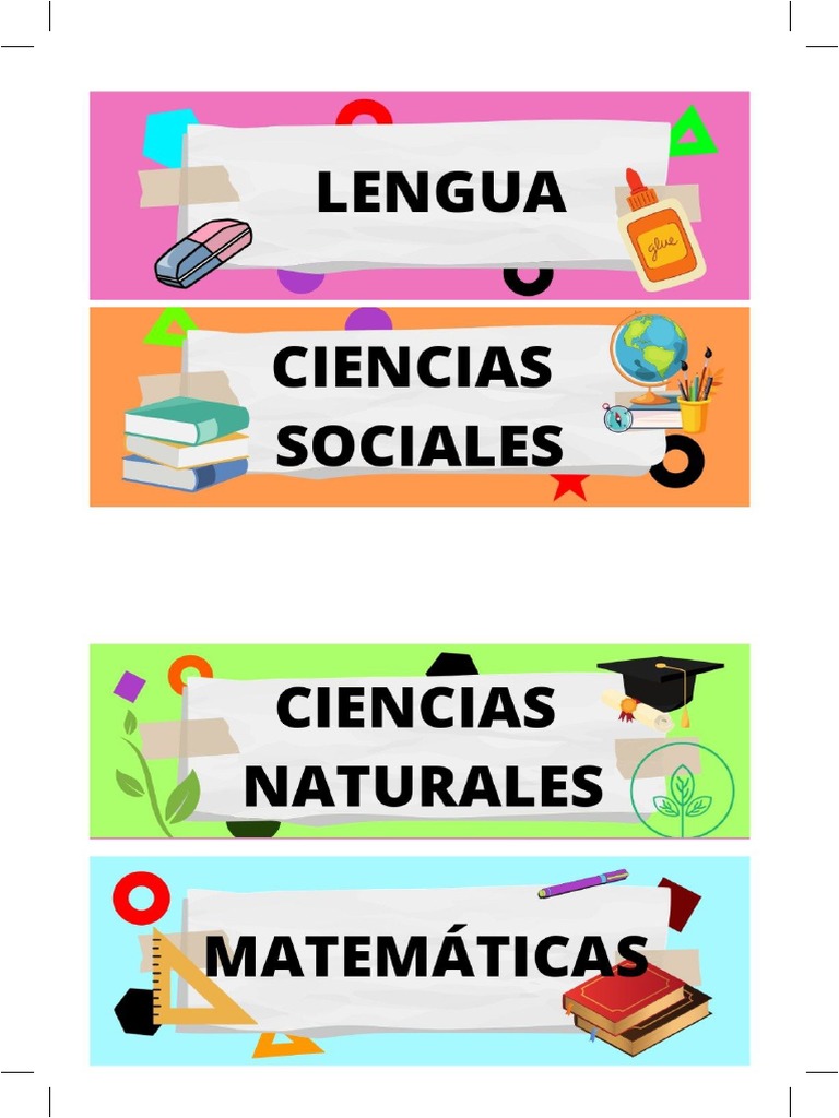 Carteles Materias | PDF