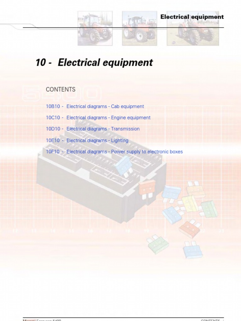 Electrical Equipment | PDF | Electrical Connector | Tractor