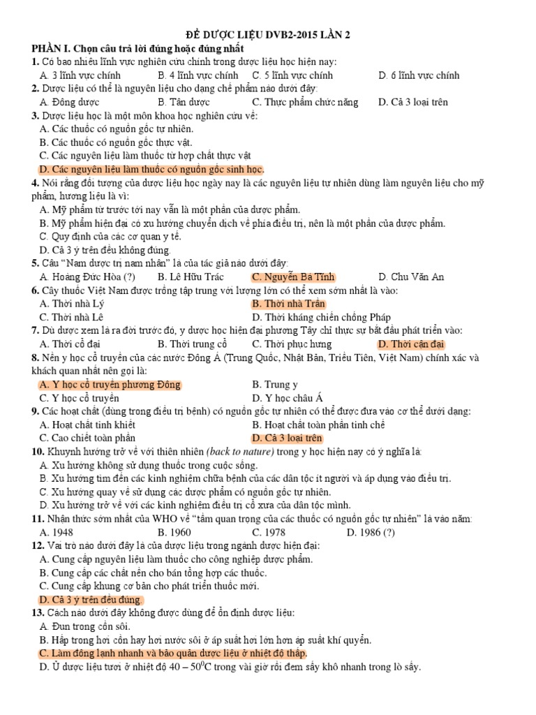 Đề DL DVB2-2015 | PDF