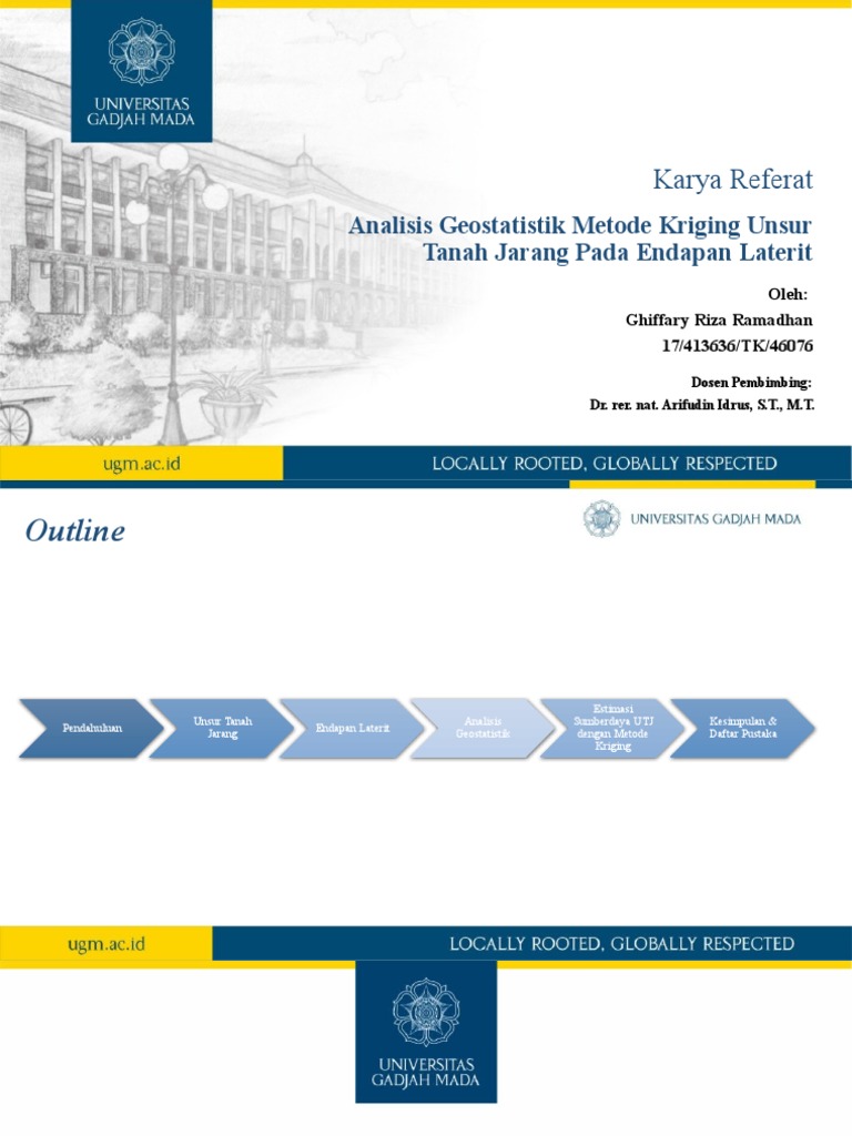 Analisis Geostatistik Metode Kriging Unsur Tanah Jarang Pada Endapan ...