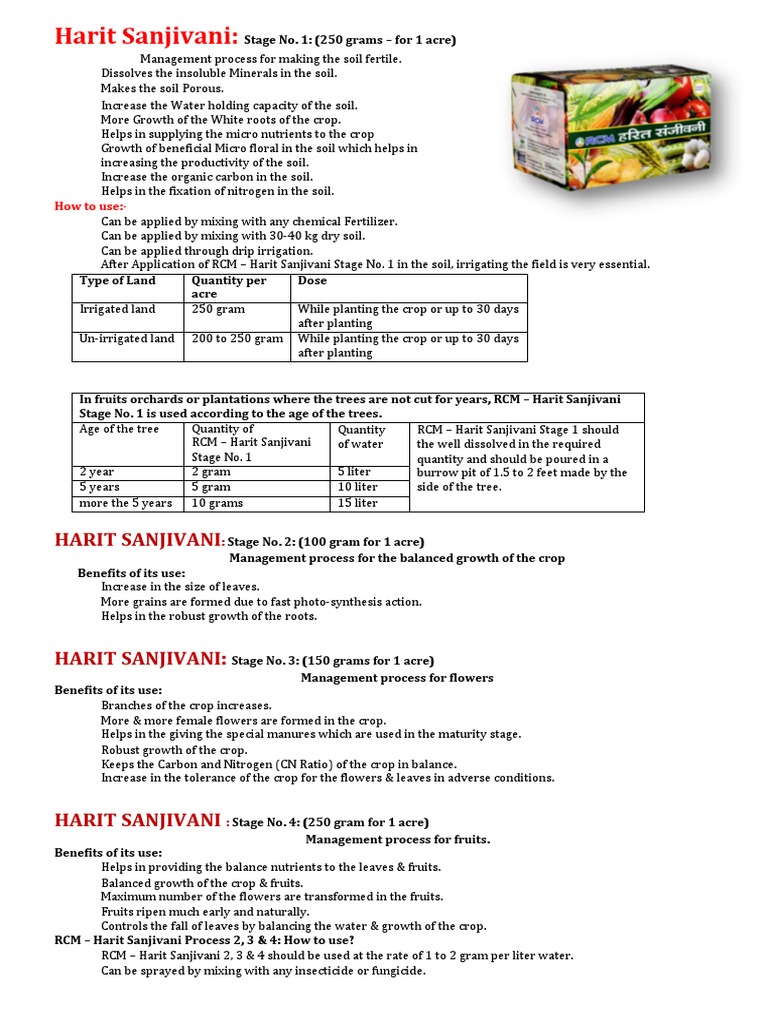 Harit Sanjivani | PDF | Soil | Legume