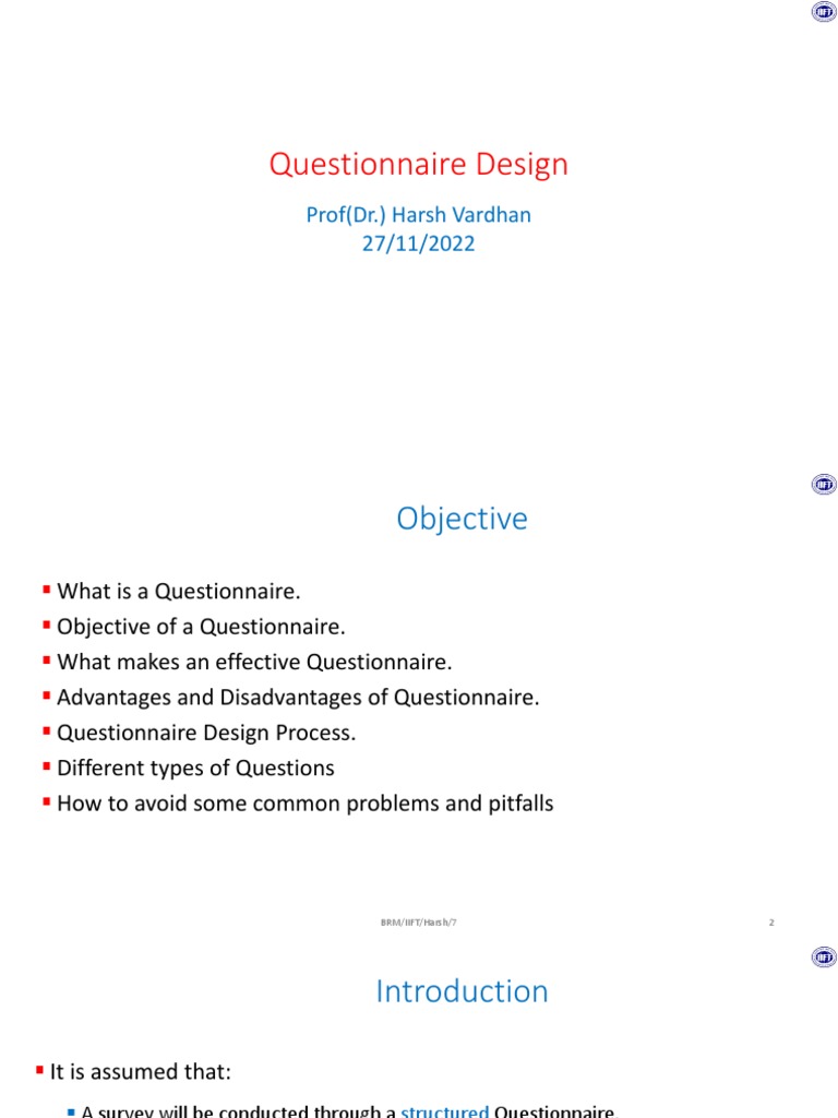 BRM 7 | PDF | Questionnaire | Page Layout