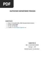 Functions of Opd | PDF | Patient | Clinic