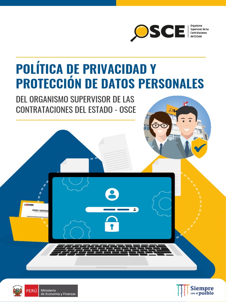 Política de Privacidad Y Protección de Datos Personales: Del Organismo Supervisor de Las ...