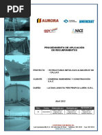 Procedimiento Tecnico de Sand Blast | PDF | Revestimiento | Abrasivo