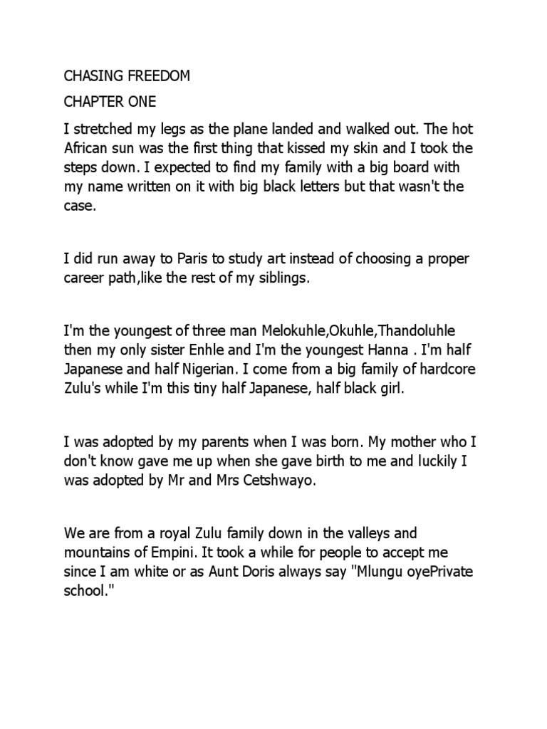 Chasing Freedom | PDF