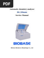 BIOBASE Automatic Chemistry Analyzer BK-200 User Manual 202011 | PDF | Waste | Switch