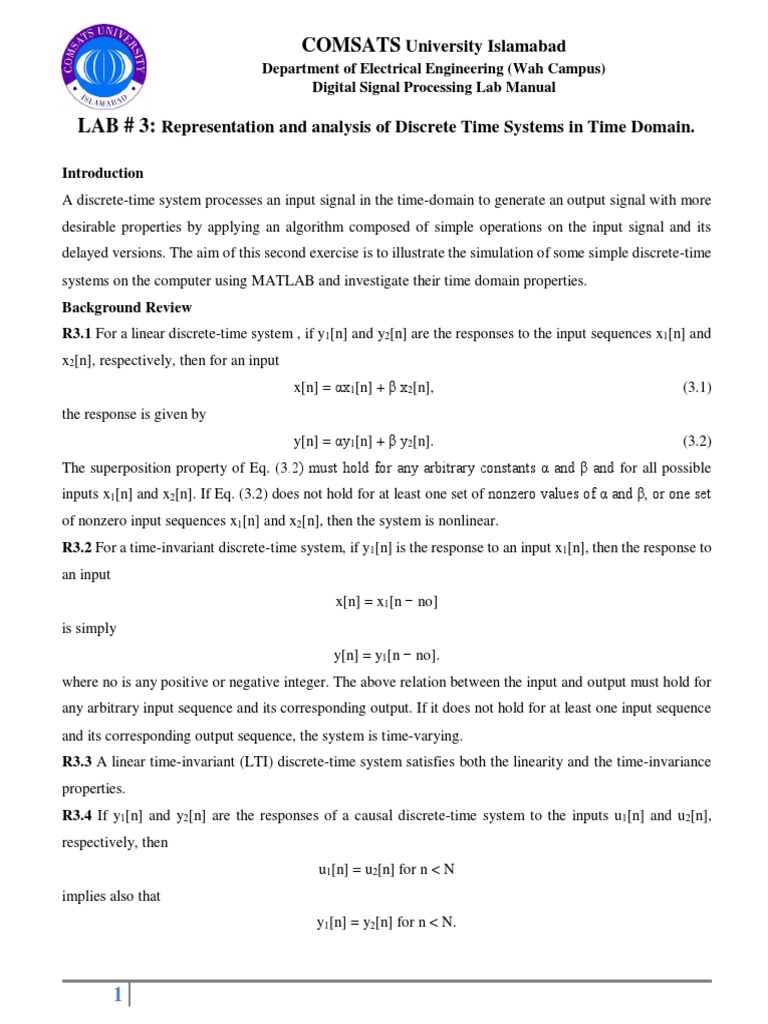Comsats: University Islamabad | PDF | Computing | Computer Engineering