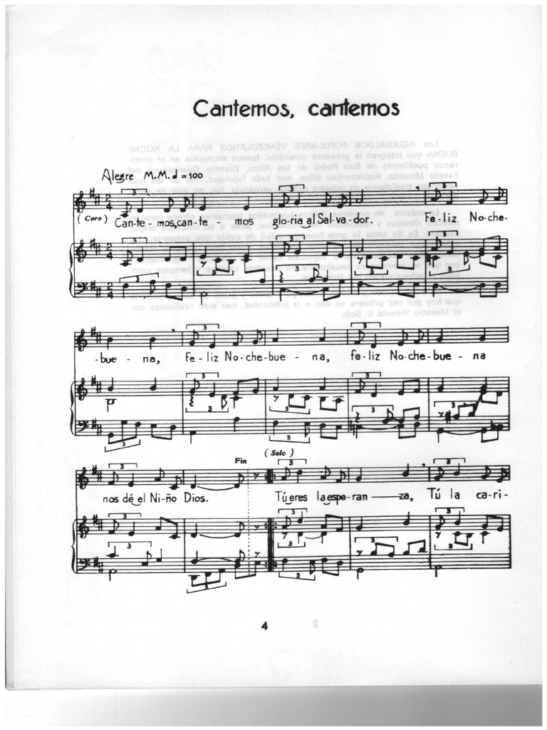 Aguinaldo CANTEMOS, CANTEMOS 1 PDF | PDF