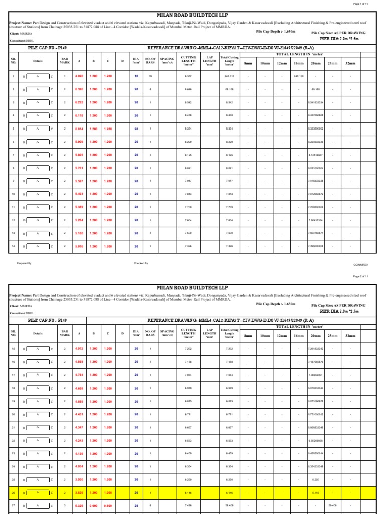 Milan Road Buildtech LLP | PDF | Civil Engineering