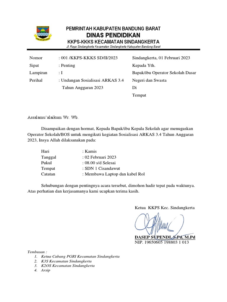 undangan KKPS (1) | PDF