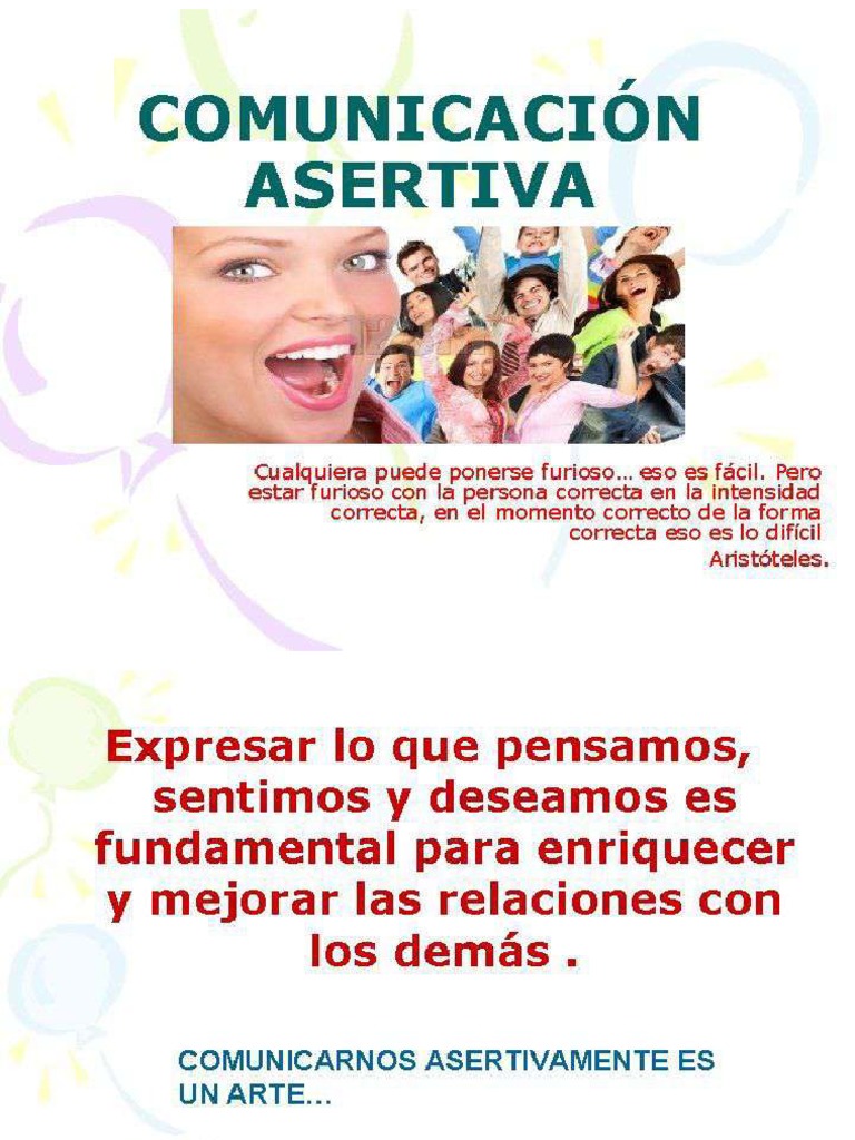 Comunicacion Asertiva | PDF