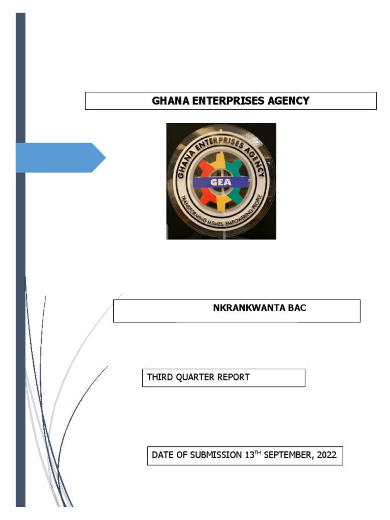 3rd Quarter Report 2022 - Nkrankwanta | PDF | Interest | Credit