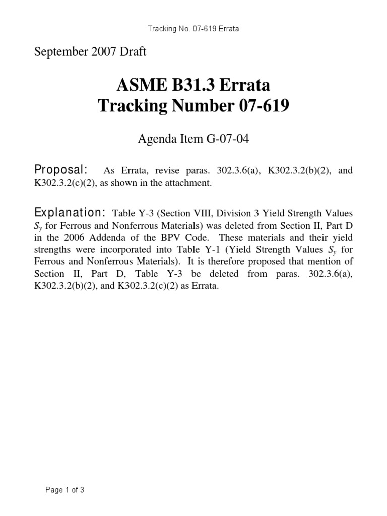 Asme B31.3 | PDF