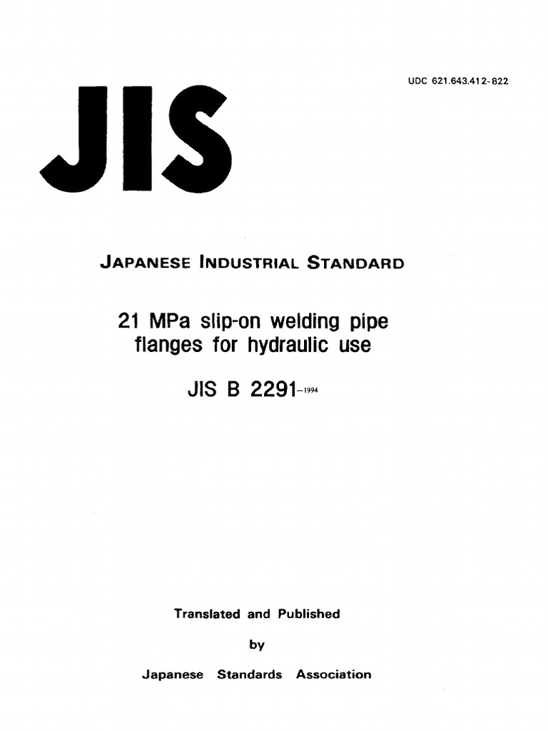 Jis B 2291-1994 | PDF | Screw | Pipe (Fluid Conveyance)