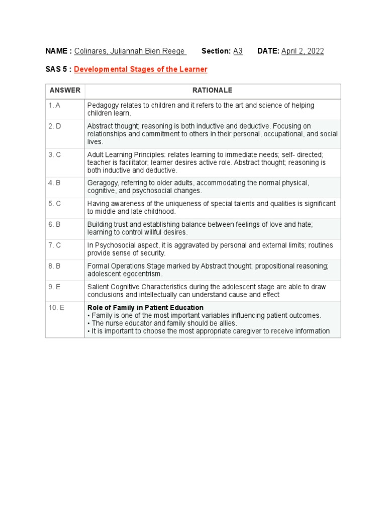 Hes 008 - Sas 5 | PDF