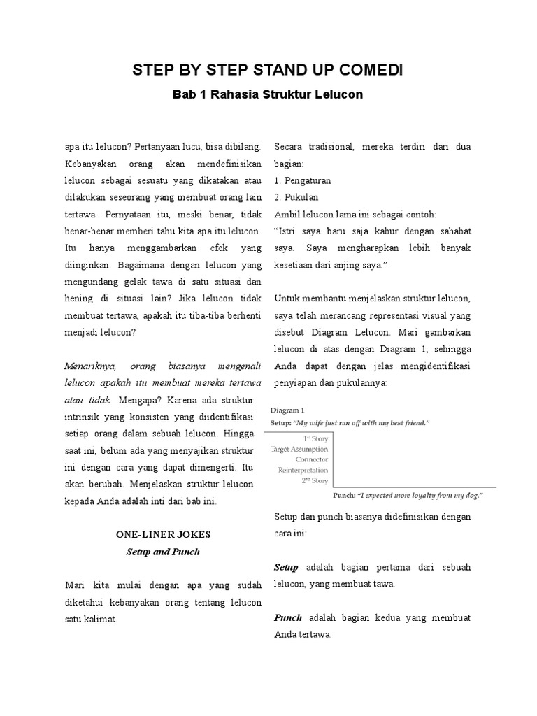 1# Step by Step Stand Up Comedy | PDF