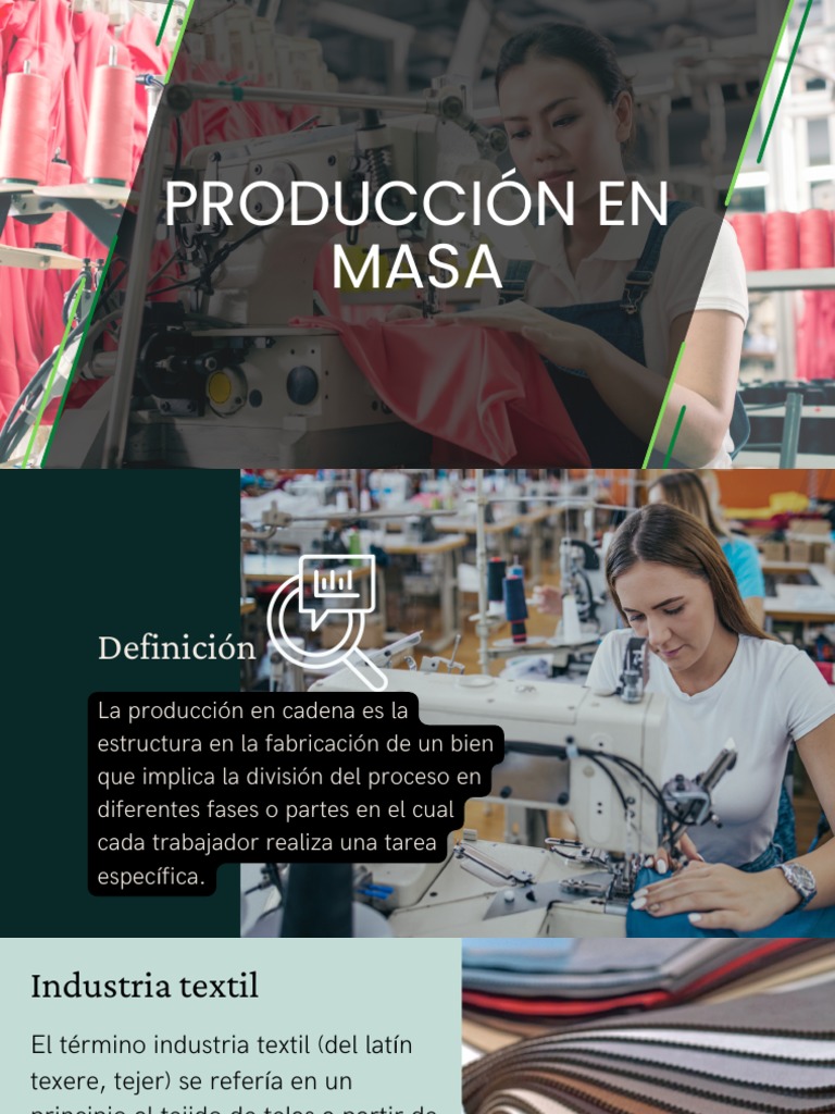 Producción en Masa | PDF | Procesos de negocio | Sector secundario de la economía