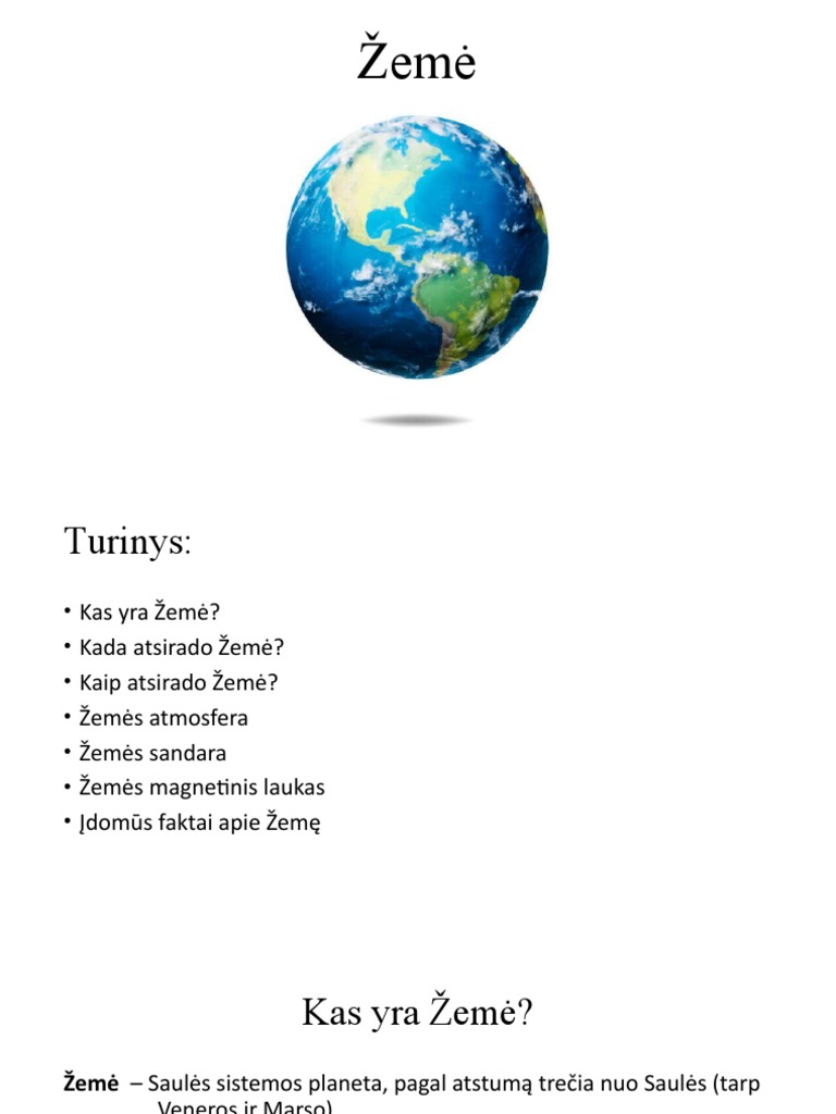 Žemė | PDF