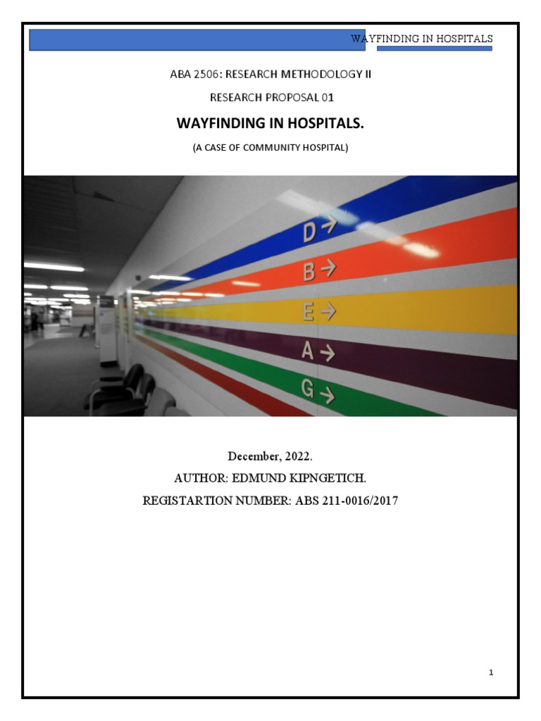 Wayfinding in Hospitals | PDF | Methodology | Qualitative Research