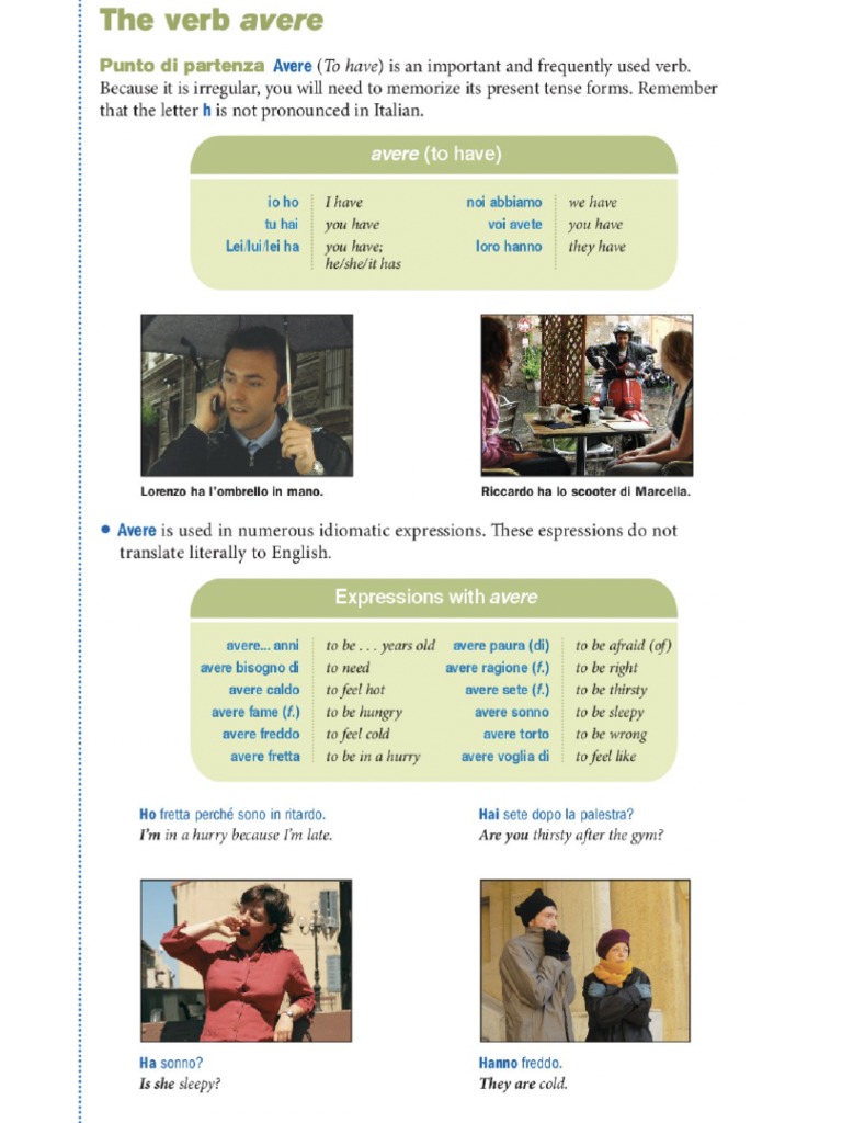 ITALIAN SENTIERI 3e, Student's Edition Lezione 2B | PDF