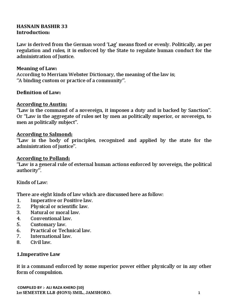 Overview of Pakistan's Legal System | PDF