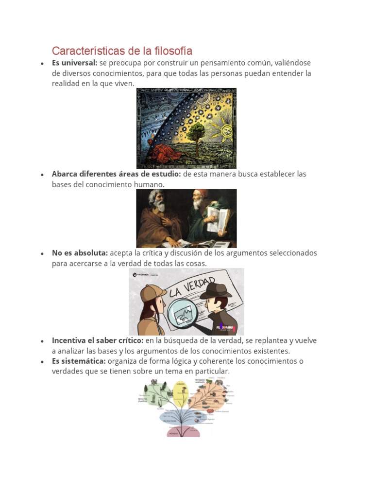 Caracteristicas de La Filosofia | PDF