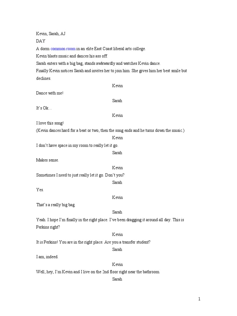 East Coast Curriculum - Play Written by Student at Bennington College ...