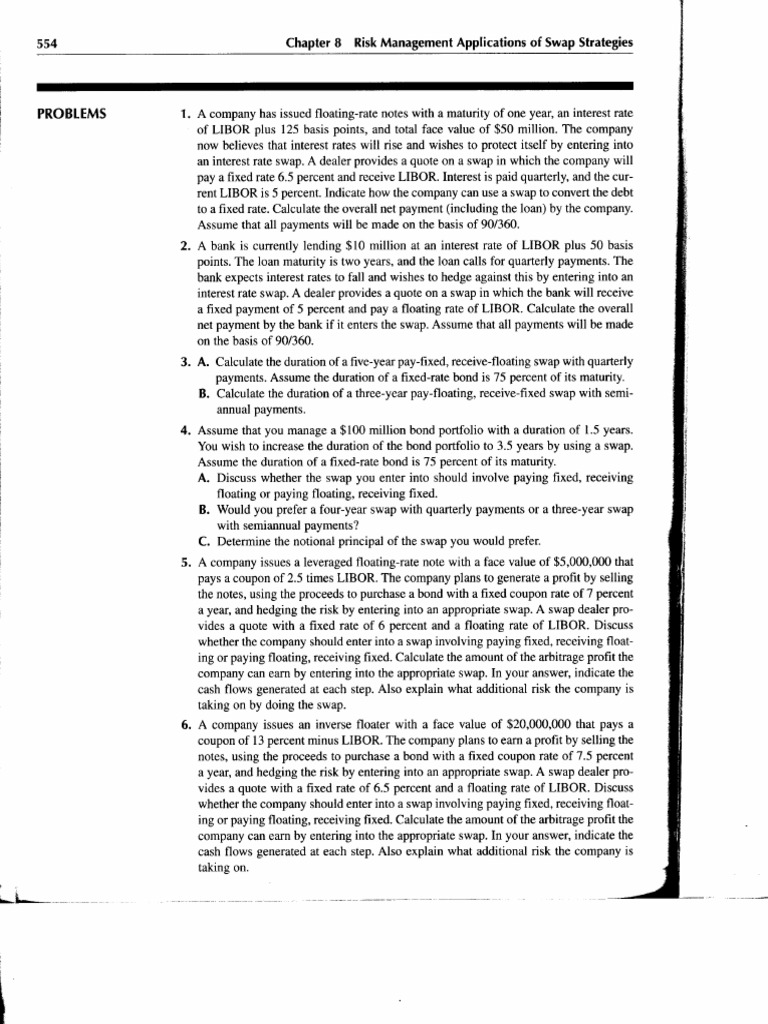 Practice Question - Swap | PDF