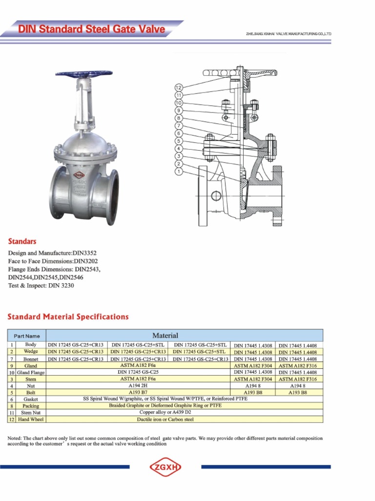 DIN - Gate Valve | PDF