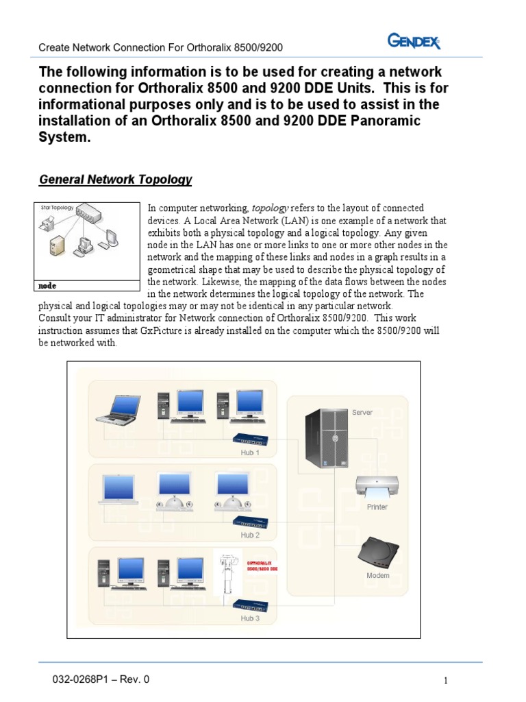 Create Network Connection For 8500 and 9200-DDE | PDF | Network Topology | Computer Network