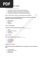 Sustainable Development MCQs and Answers | PDF | Sustainability ...