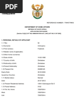 SAPS Affidavit | PDF