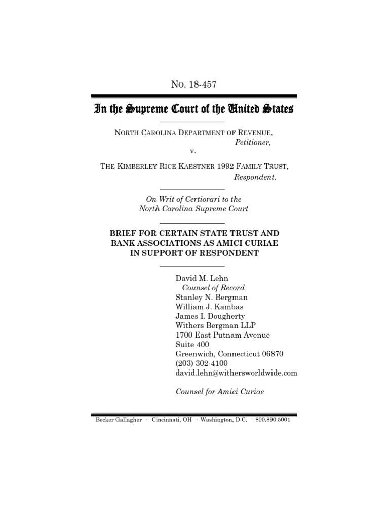 US Supreme Court Case | PDF | Trust Law | Trustee